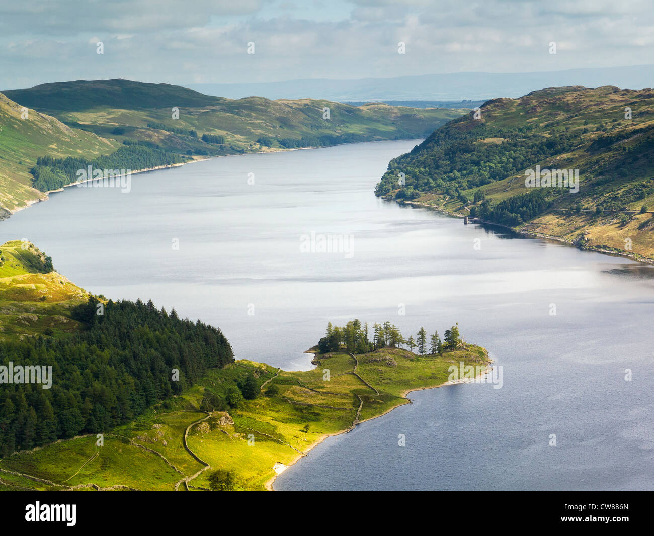 View of Haweswater reservoir Stock Photo - Alamy