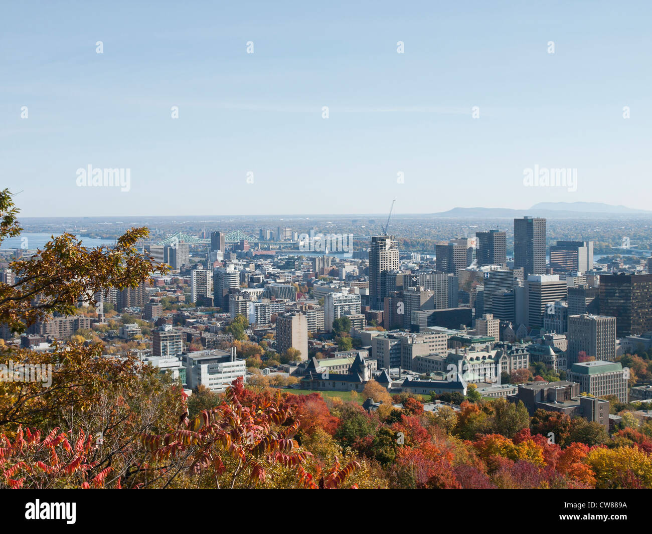 Mont royal viewpoint hi-res stock photography and images - Alamy