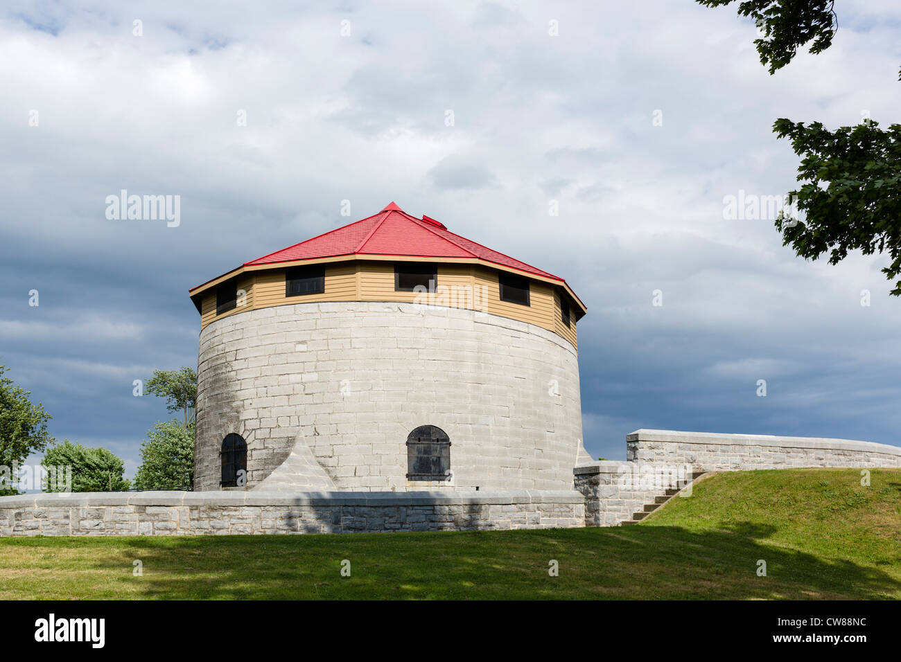 The historic Murney Tower, MacDonald Park, Kingston, Ontario, Canada ...