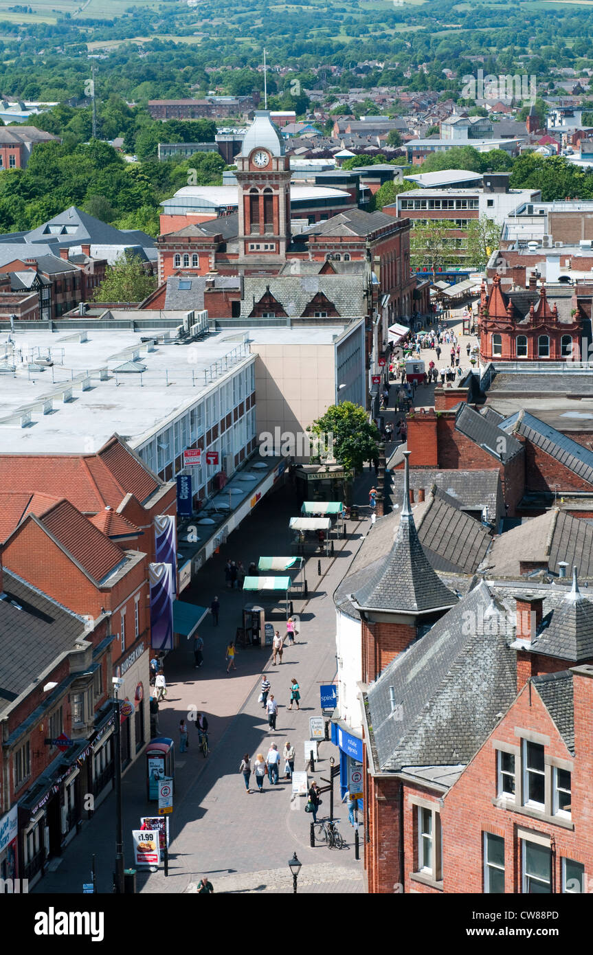 Chesterfield town centre hi-res stock photography and images - Alamy