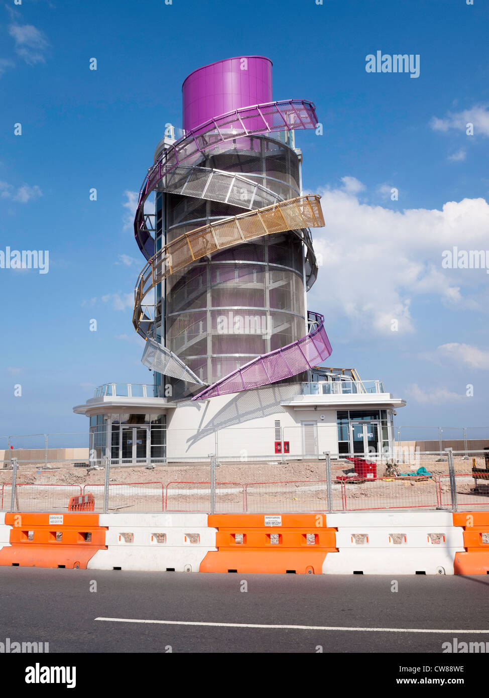 The new Vertical Pier or observation tower at Redcar Cleveland UK ...