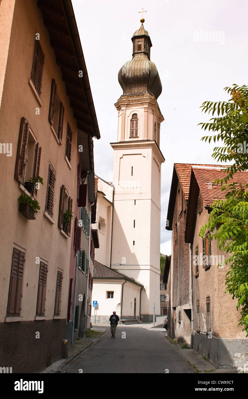 Domat/Ems, Switzerland. Village scenes in Domat/Ems Stock Photo - Alamy