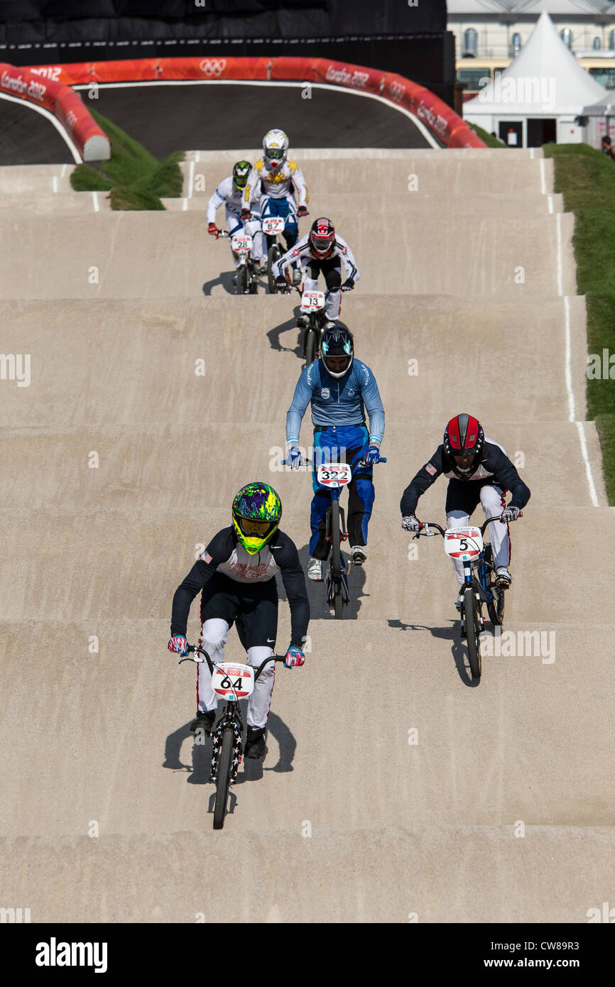 Nicholas LONG (USA) #64 in action in the Men's Cycling BMX event at the ...