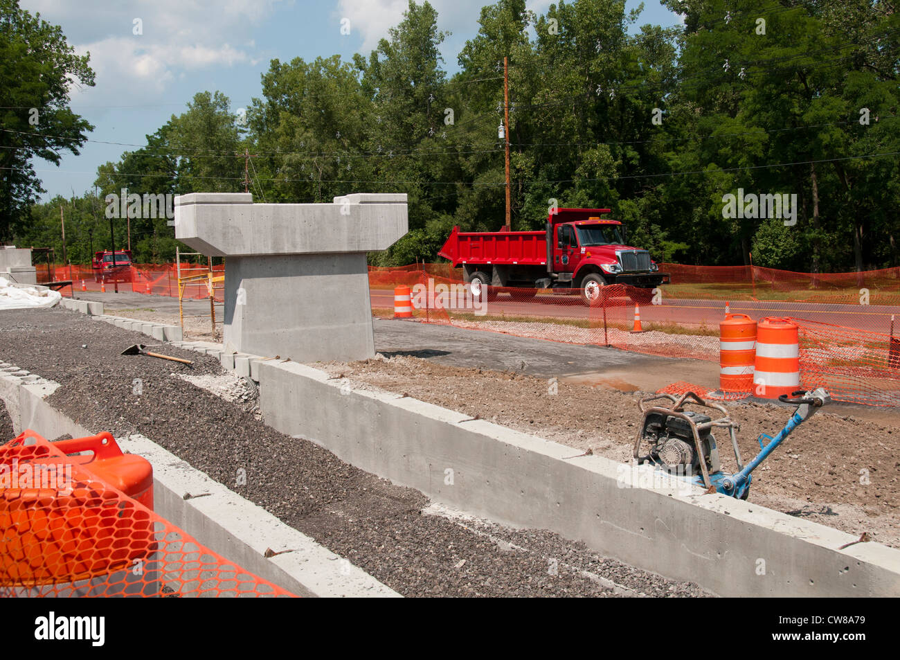Highway work zone hi-res stock photography and images - Alamy