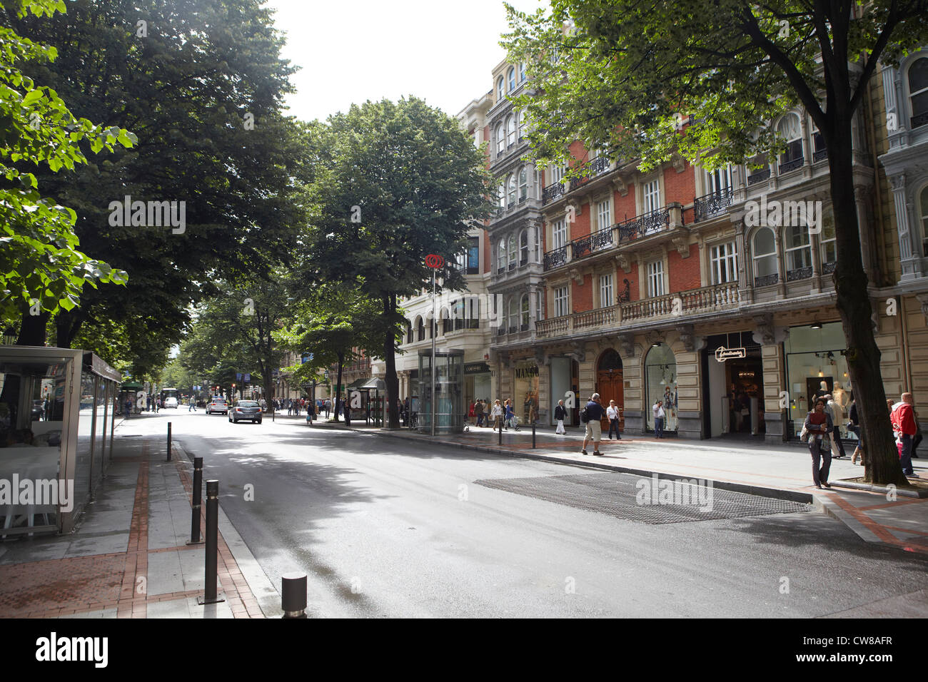 Bilbao city centre in northern Spain Stock Photo - Alamy