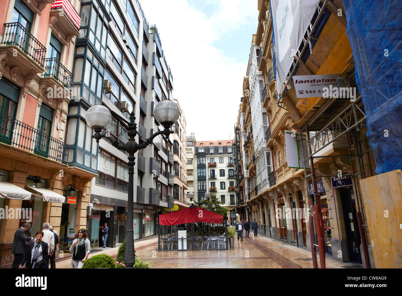 Bilbao city centre in northern Spain Stock Photo - Alamy