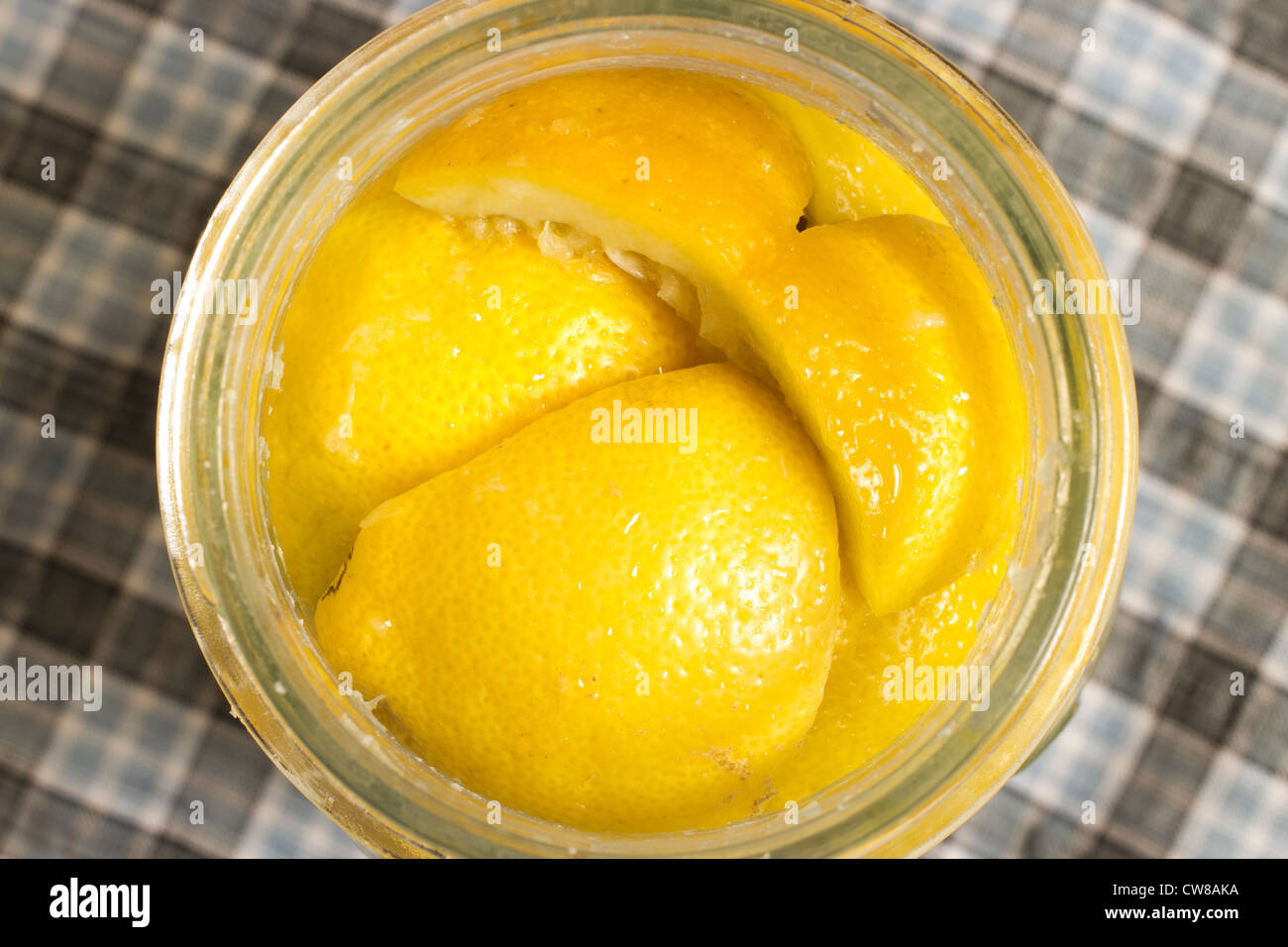 Home made salted lemons Stock Photo - Alamy