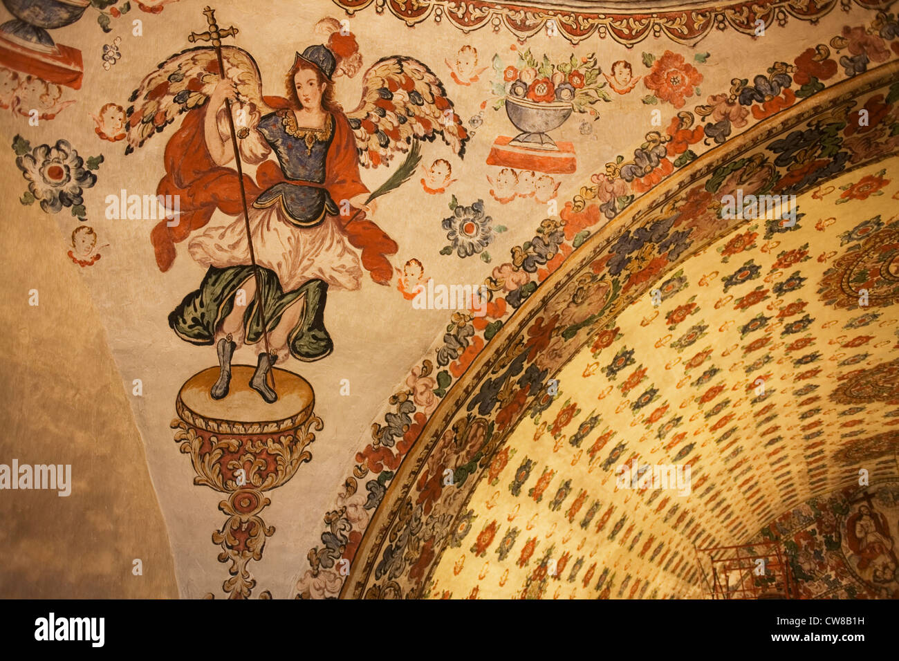Ceiling painting with angel hi-res stock photography and images - Alamy