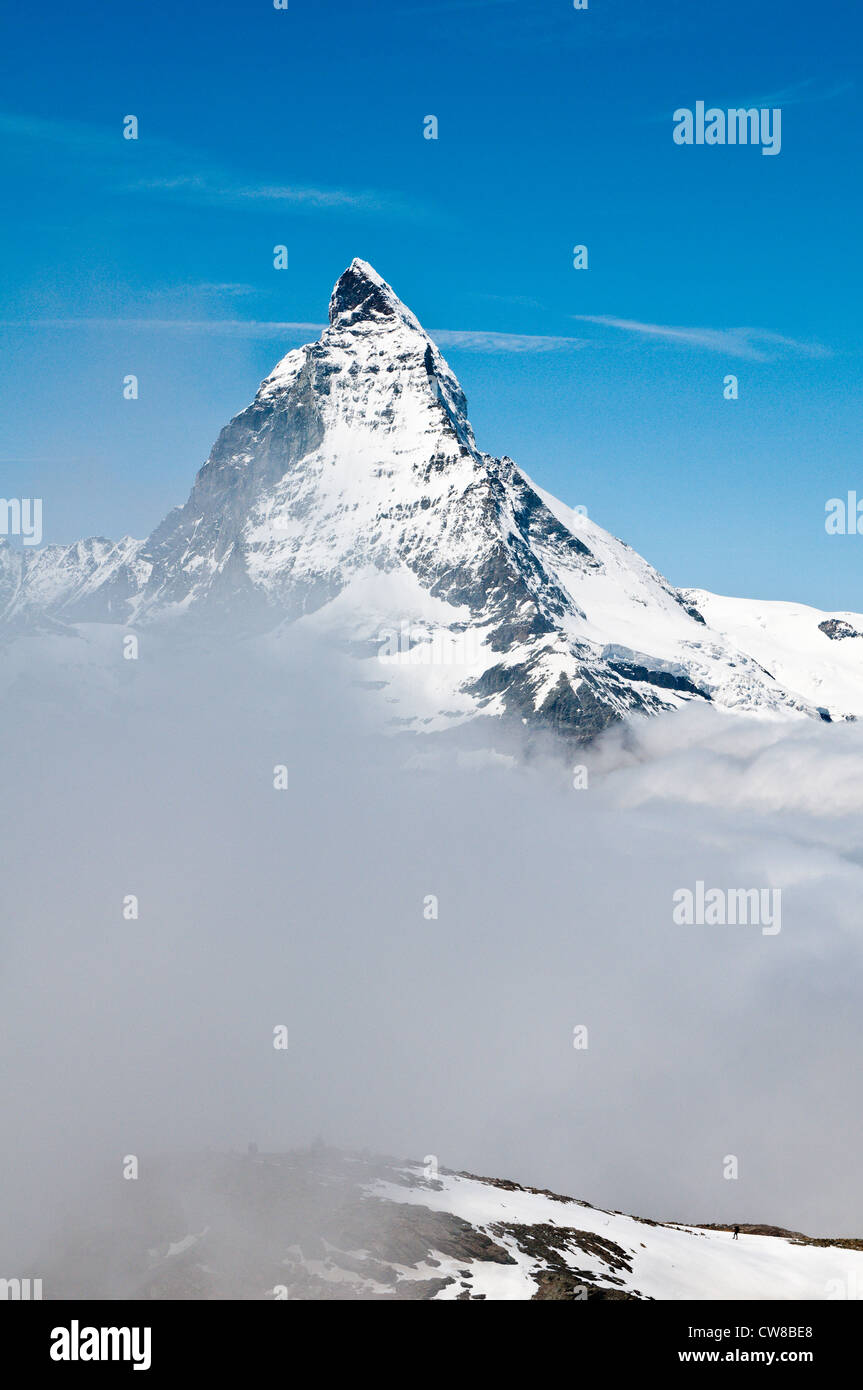 The Matterhorn, Pennine Alps from atop Gornergrat Peak Zermatt ...