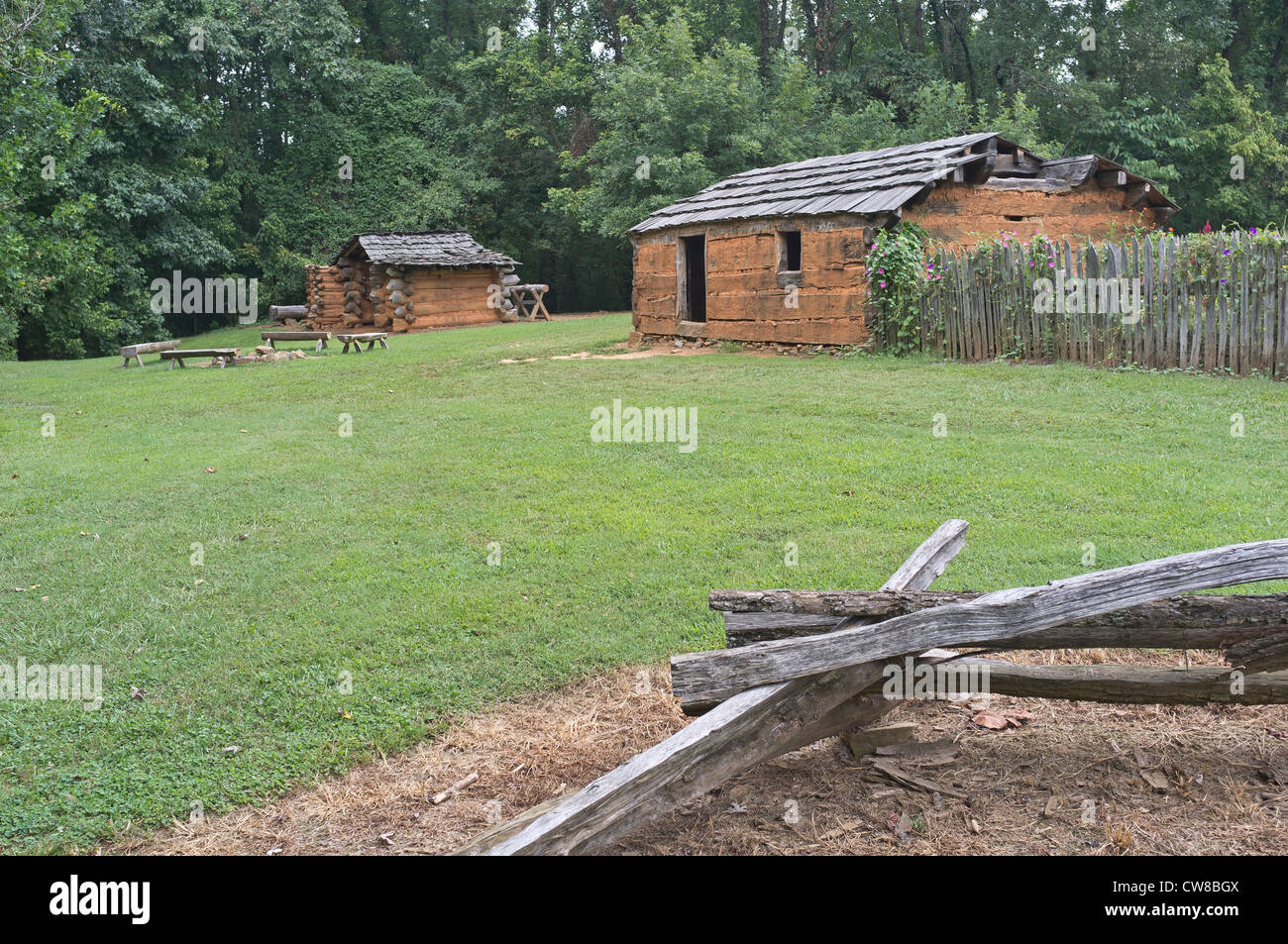 Historic Bethabara Park, Winston Salem, NC Reconstructed 1754 Moravian ...