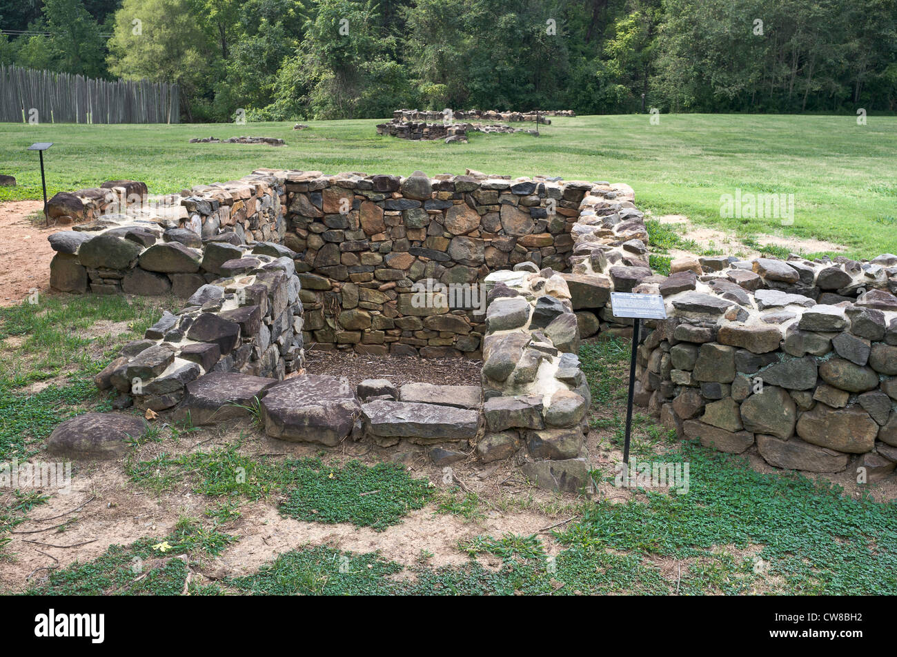 Historic Bethabara Park, Winston Salem, NC Foundations and cellars ...
