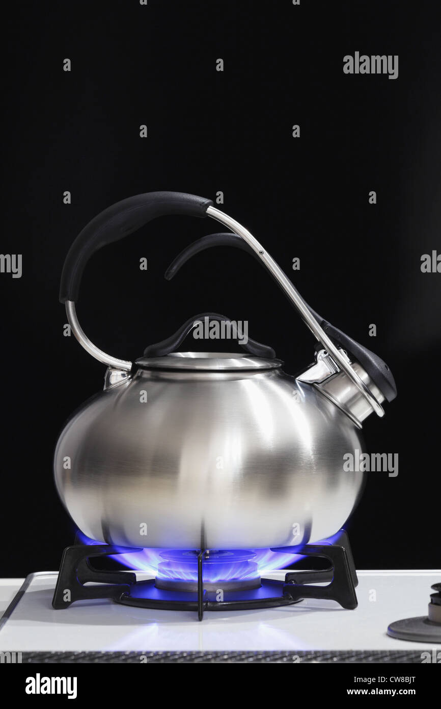 Gas on stove lit hi-res stock photography and images - Alamy