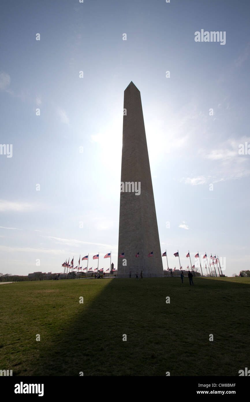 Statues and Monuments in Washington DC, during the Cherry Blossom ...