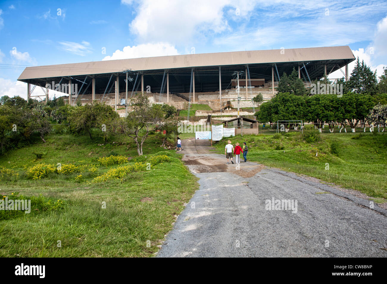 Cacaxtla archaeological site in the state of Tlaxcala, Mexico Stock ...