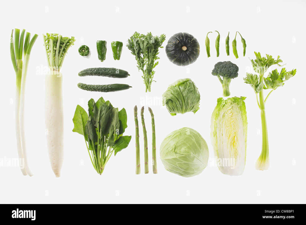 Arrangement Of Various Vegetables Stock Photo - Alamy