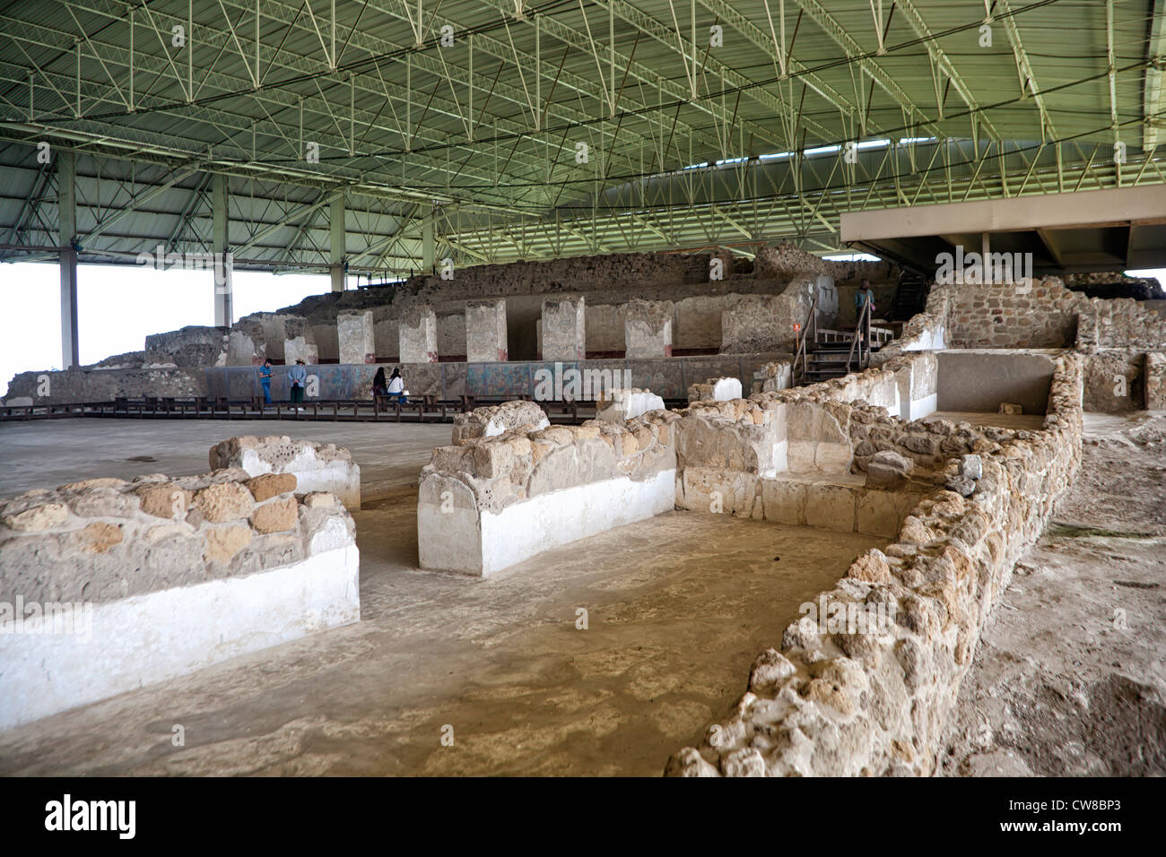 Cacaxtla archaeological site in the state of Tlaxcala, Mexico Stock ...