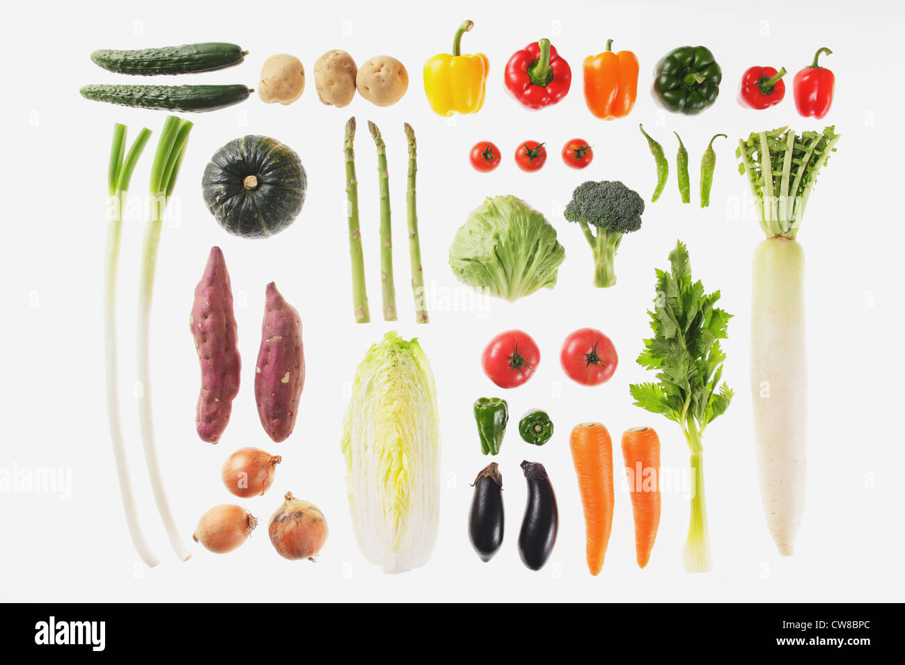 Collection Of Various Vegetables Stock Photo - Alamy