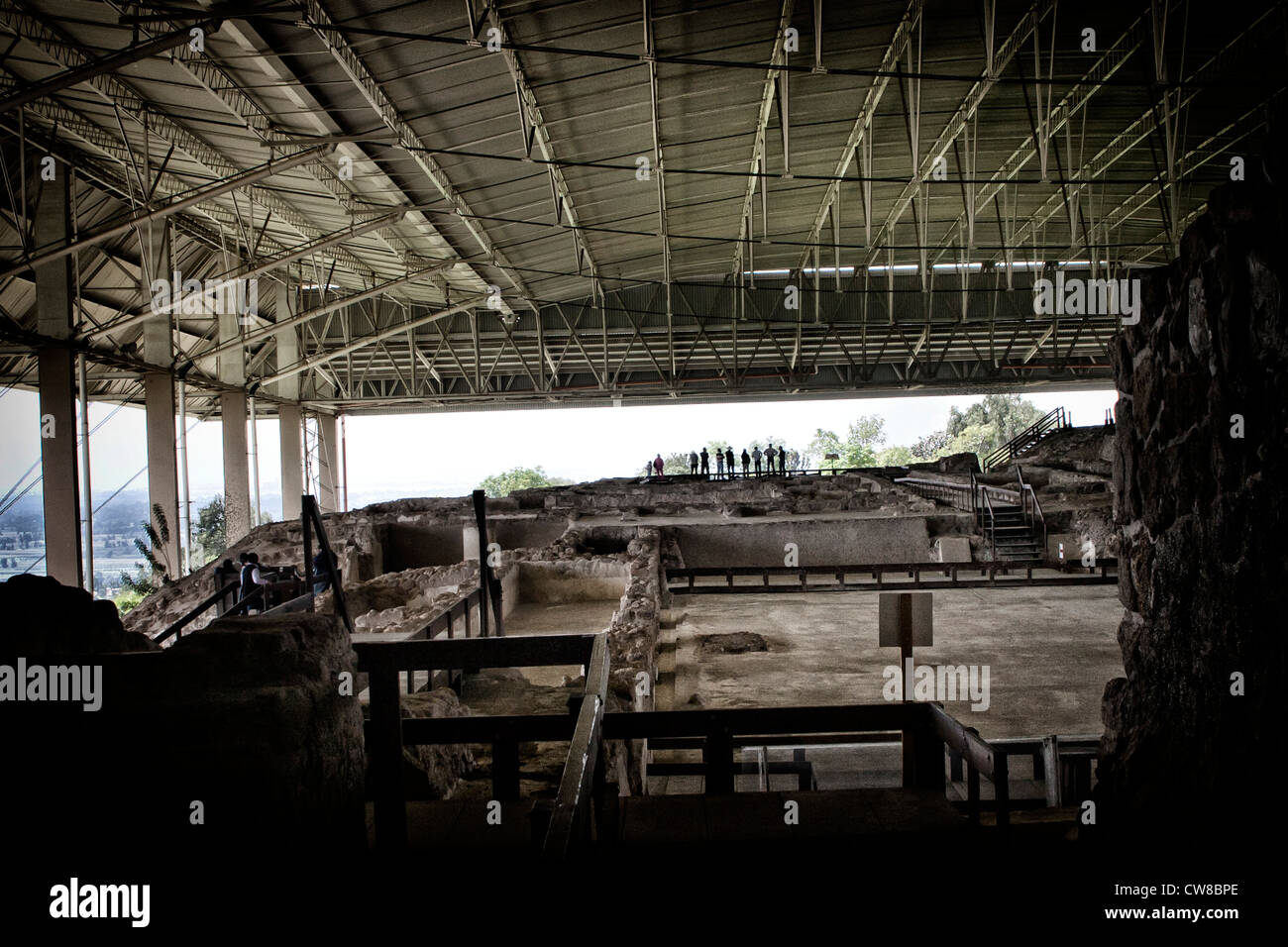 Cacaxtla archaeological site in the state of Tlaxcala, Mexico Stock ...