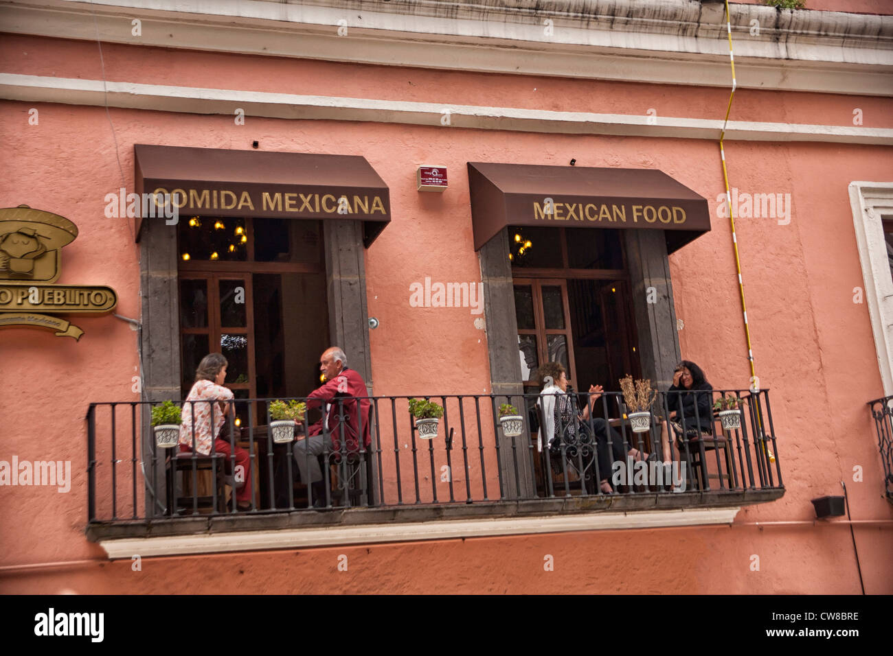 Mexican balcony hi-res stock photography and images - Alamy