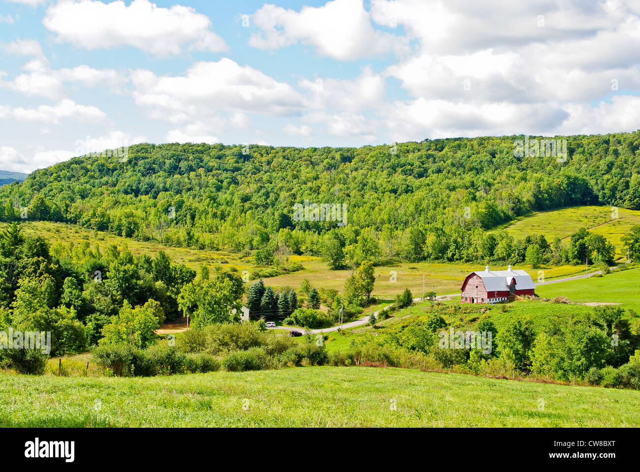 Farm in Upstate New York Stock Photo - Alamy