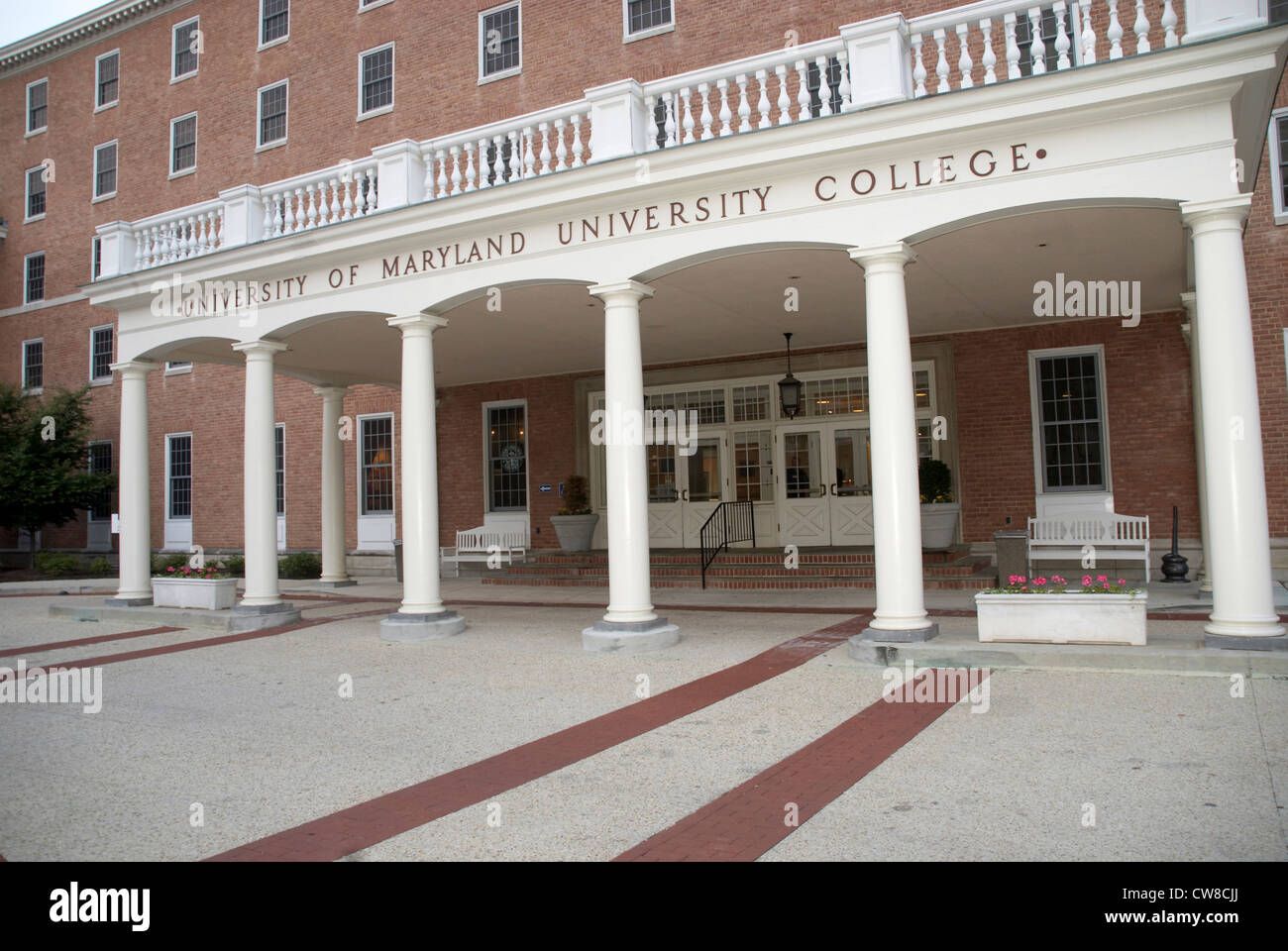 University College Building at the University of Maryland Stock Photo ...