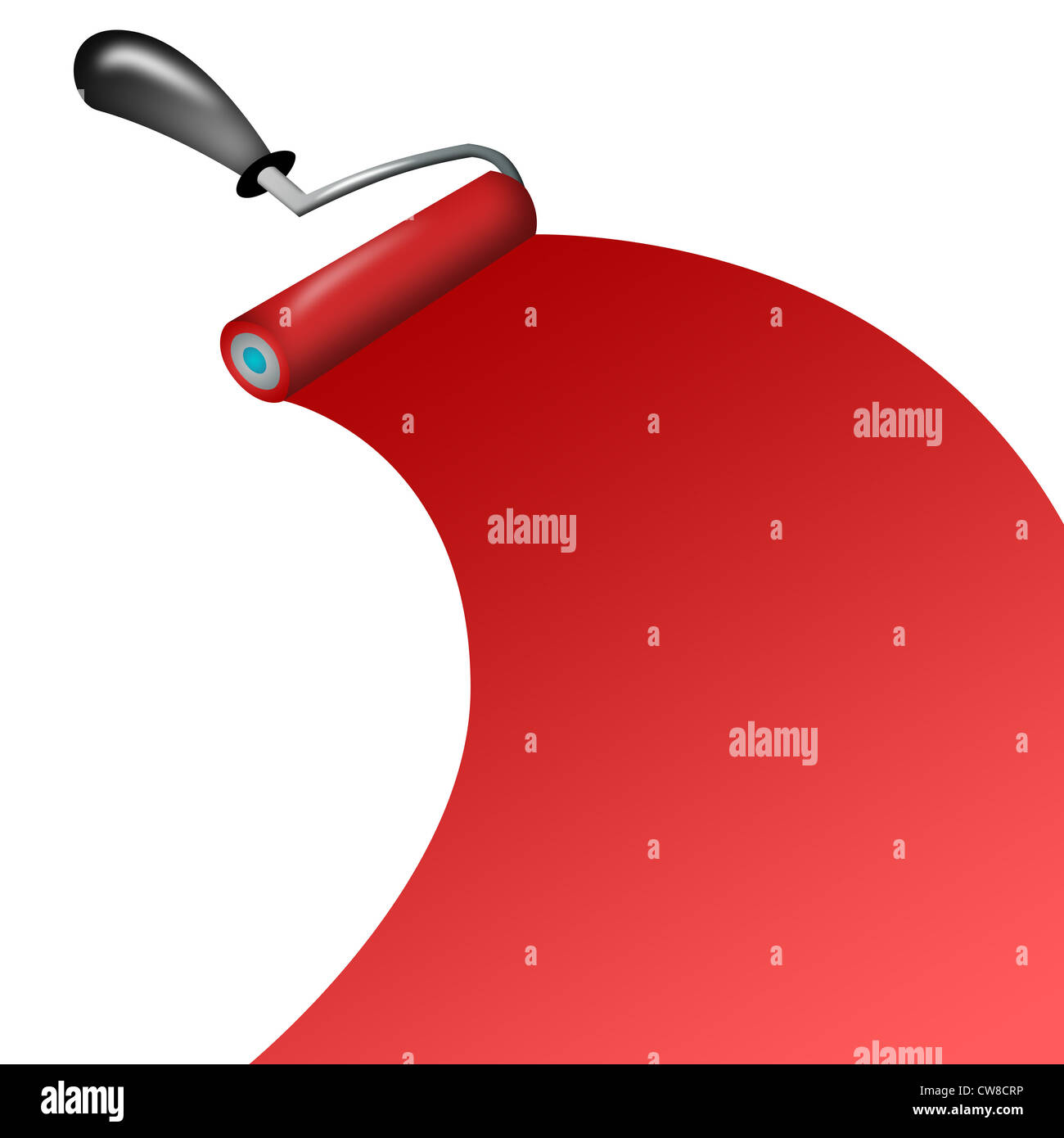 red paint illustration Stock Photo - Alamy