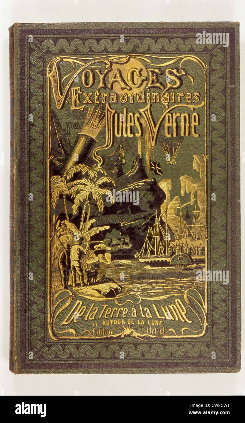 Jules Verne Book Cover High Resolution Stock Photography and Images - Alamy