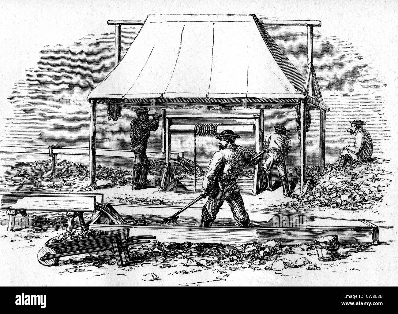 Gold Washing High Resolution Stock Photography and Images - Alamy