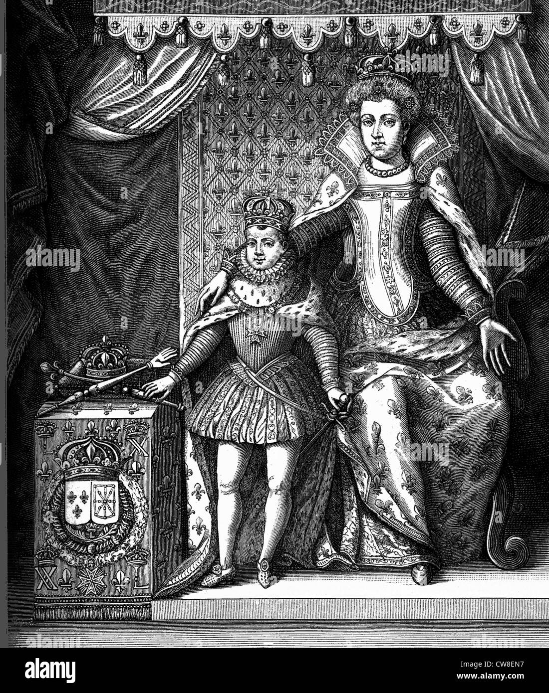 Engraving Of Louis Xiii High Resolution Stock Photography and Images ...