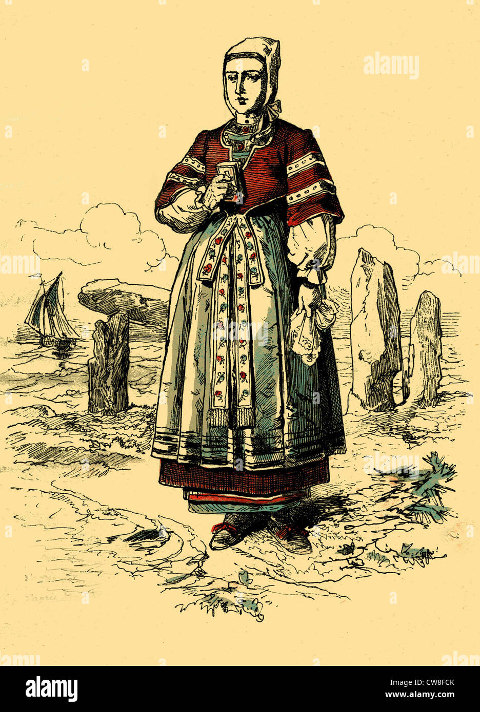 Bretagne Woman Hat High Resolution Stock Photography and Images - Alamy