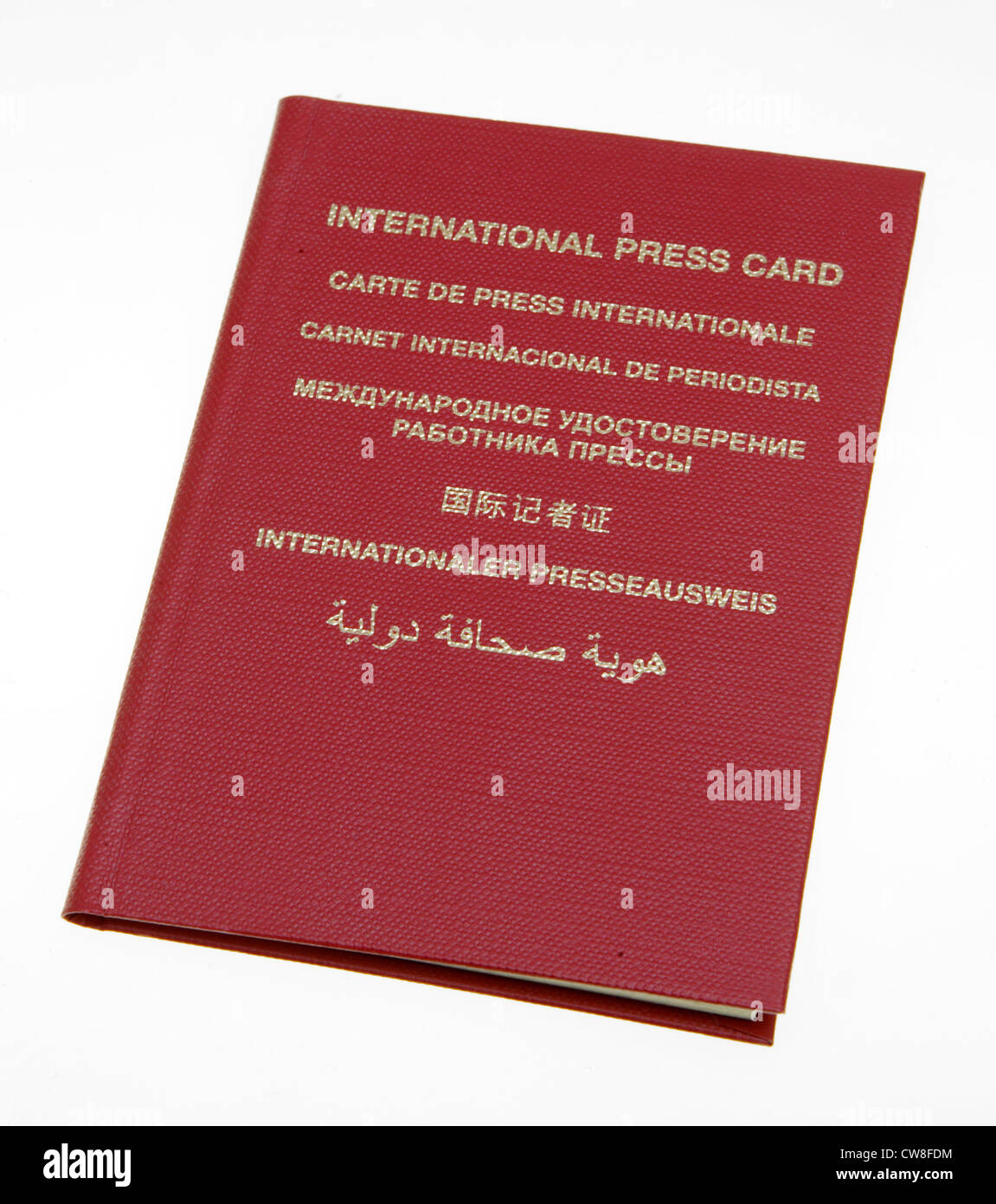 Press card hi-res stock photography and images - Alamy