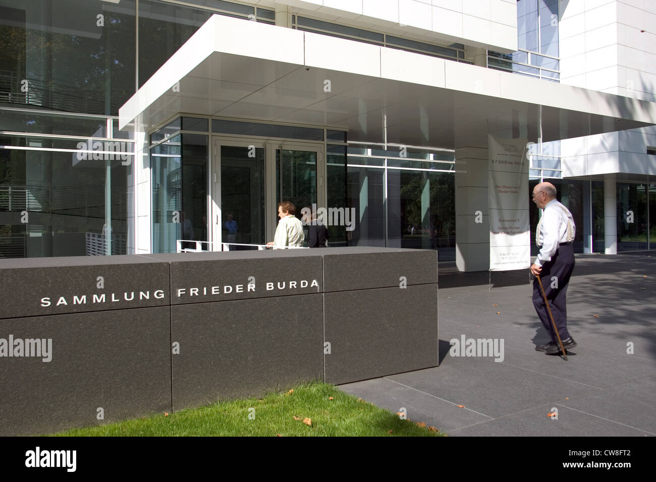 Baden-Baden, the entrance to the Museum Frieder Burda Stock Photo - Alamy