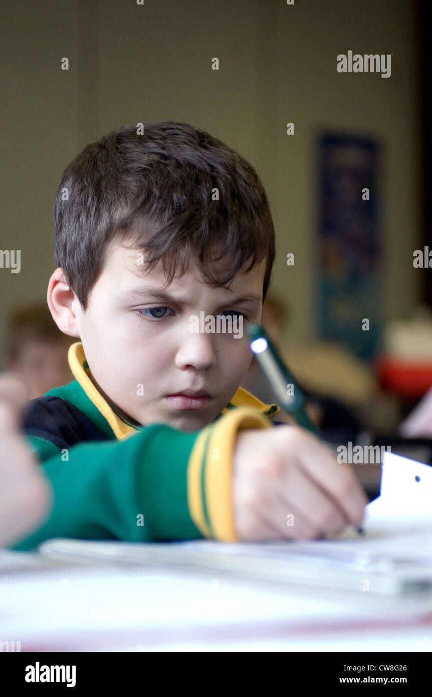 German lesson in a secondary school Stock Photo - Alamy