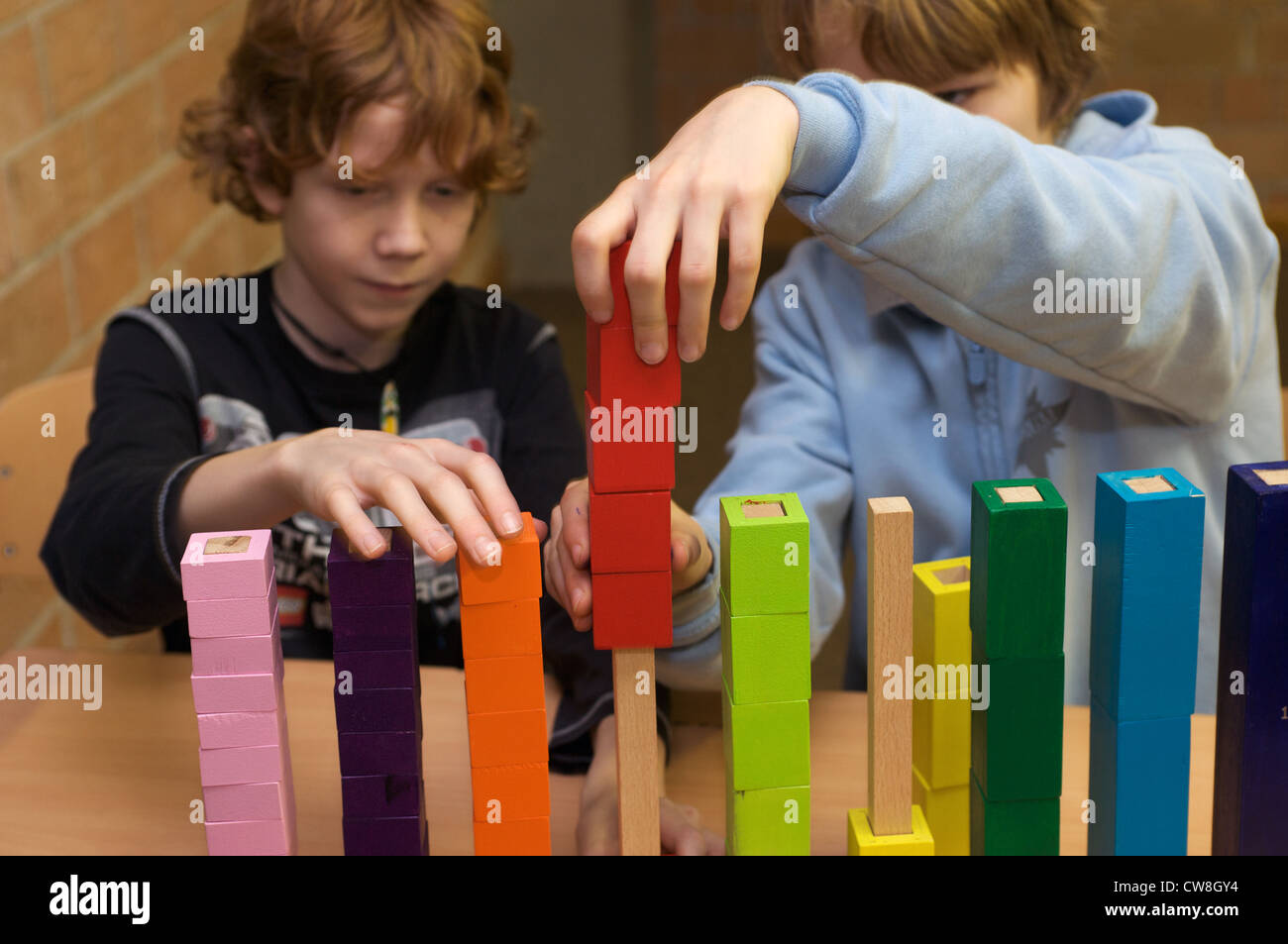 Mathematics lesson Germany Stock Photo - Alamy