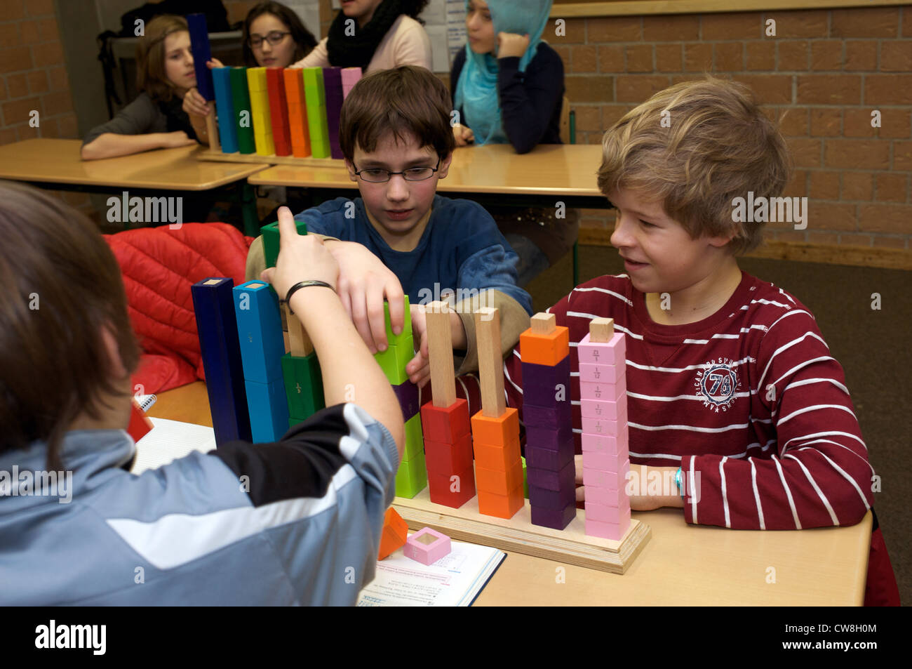 Mathematics lesson Germany Stock Photo - Alamy