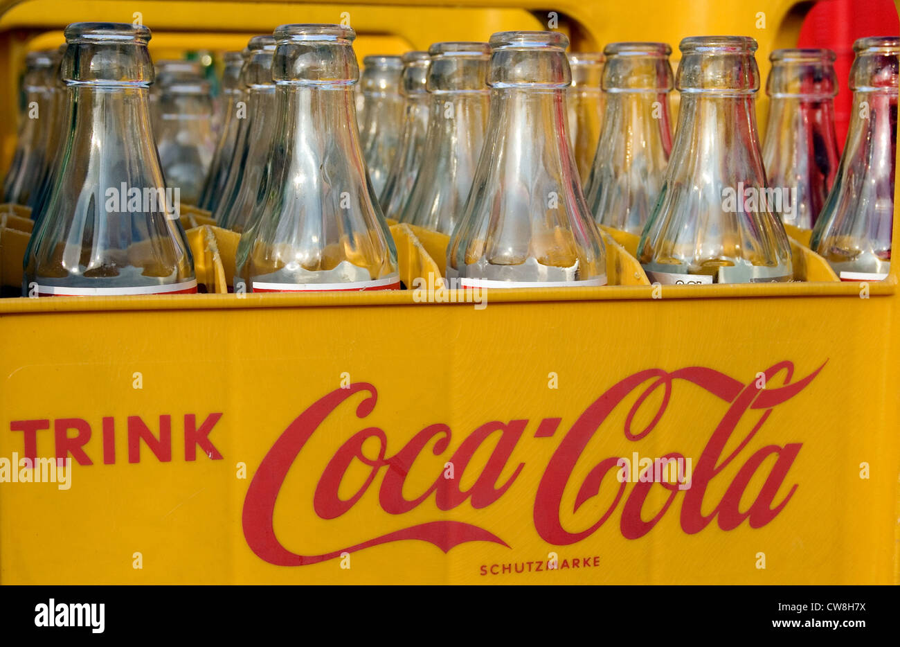 Empty Glass Coke Bottles
