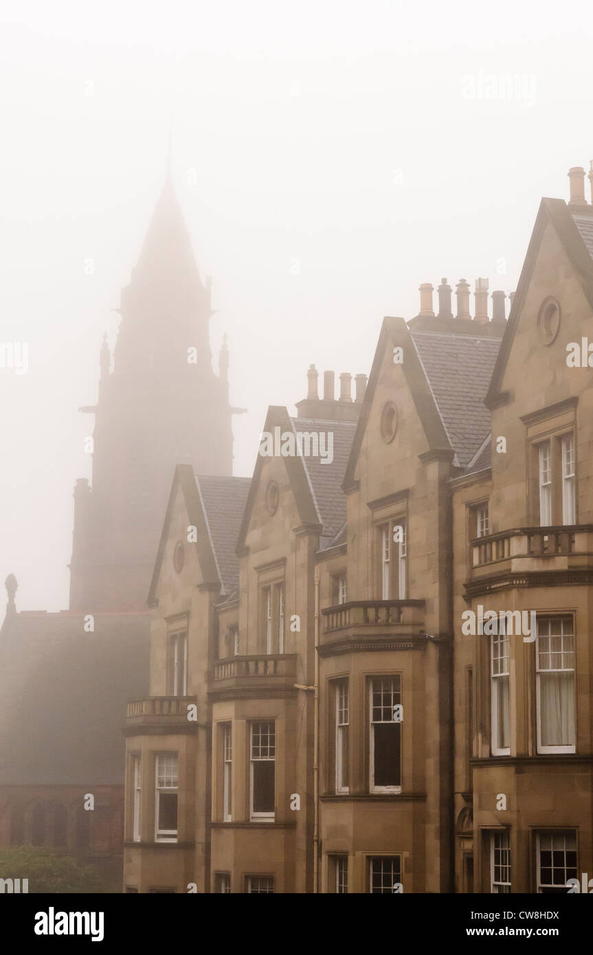 Scottish terrace houses hi-res stock photography and images - Alamy