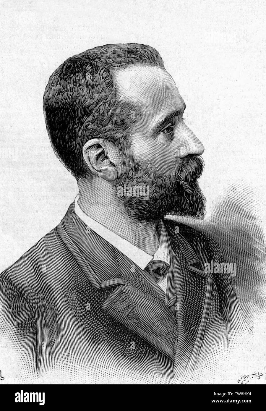Portrait Of Alphonse Bertillon High Resolution Stock Photography and ...