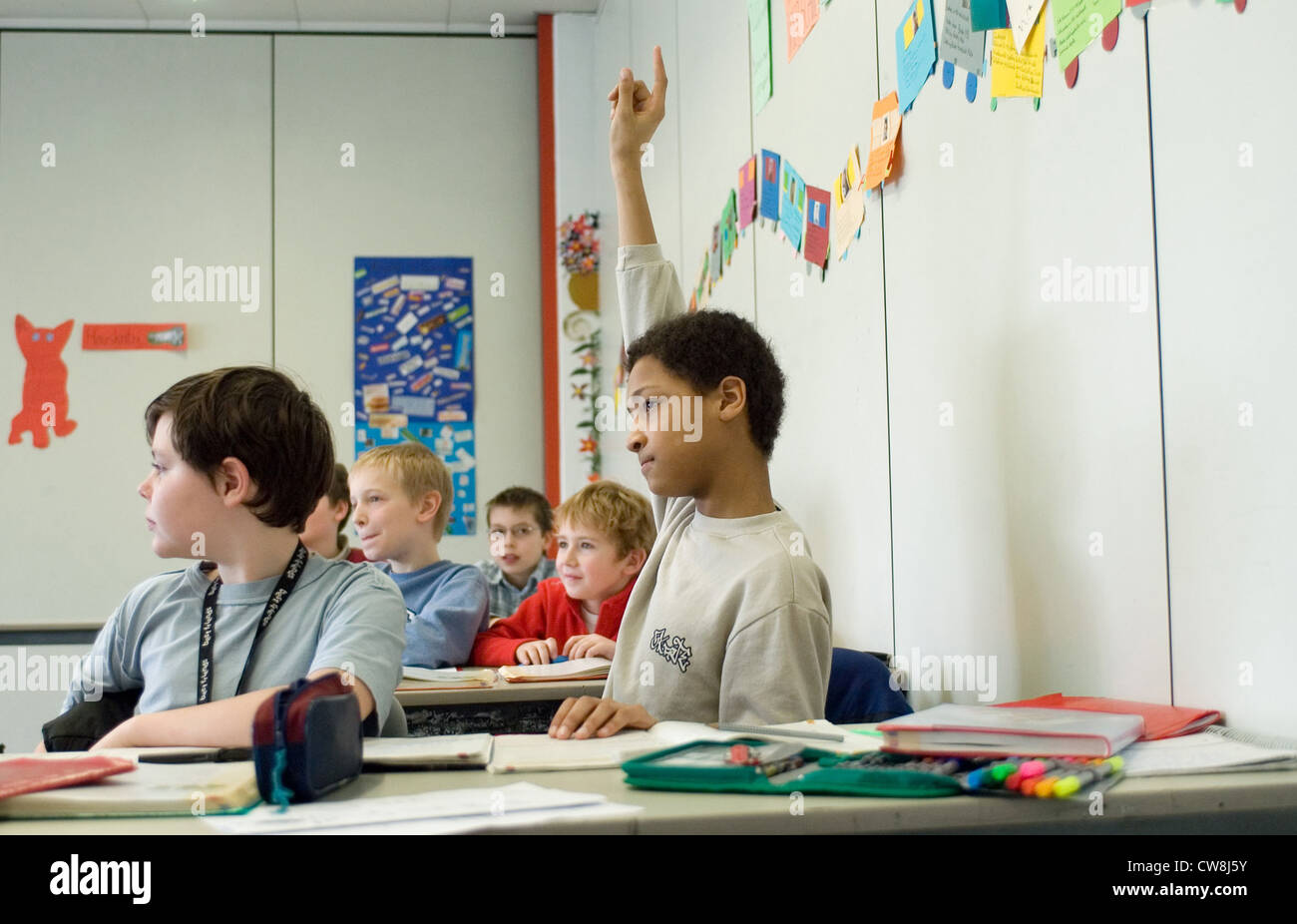 German child table hi-res stock photography and images - Alamy