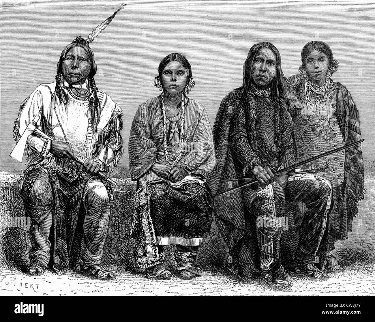 Sioux Indians Black and White Stock Photos & Images - Alamy