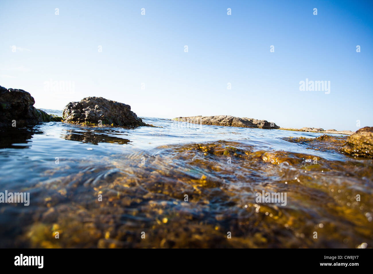 Closeup of ocean view Stock Photo - Alamy