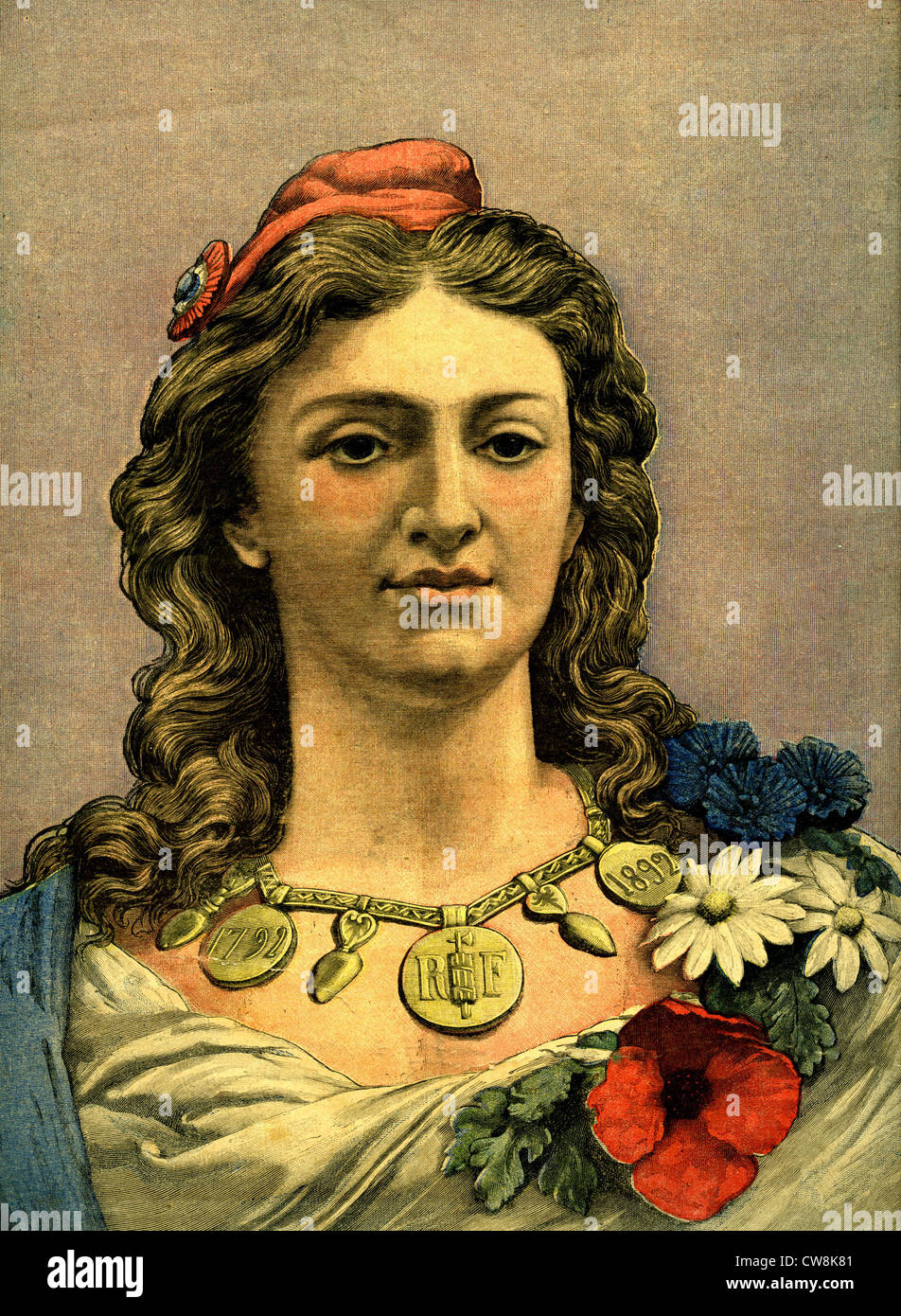 France marianne french republic hi-res stock photography and images - Alamy