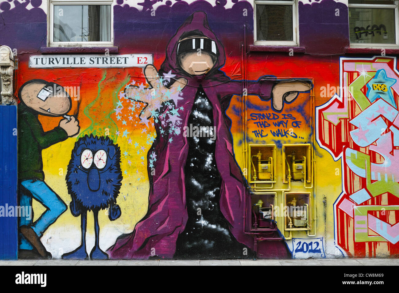 Turville Street art Stock Photo - Alamy