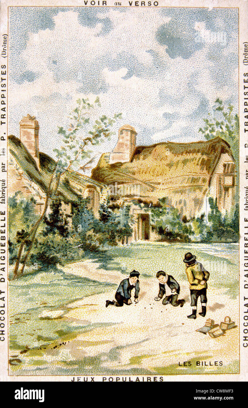 Game of marbles, advertisement Stock Photo - Alamy