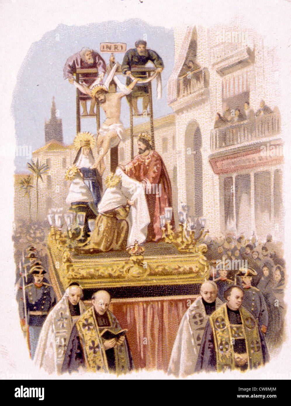 Catholic ceremonies, advertisement Stock Photo - Alamy