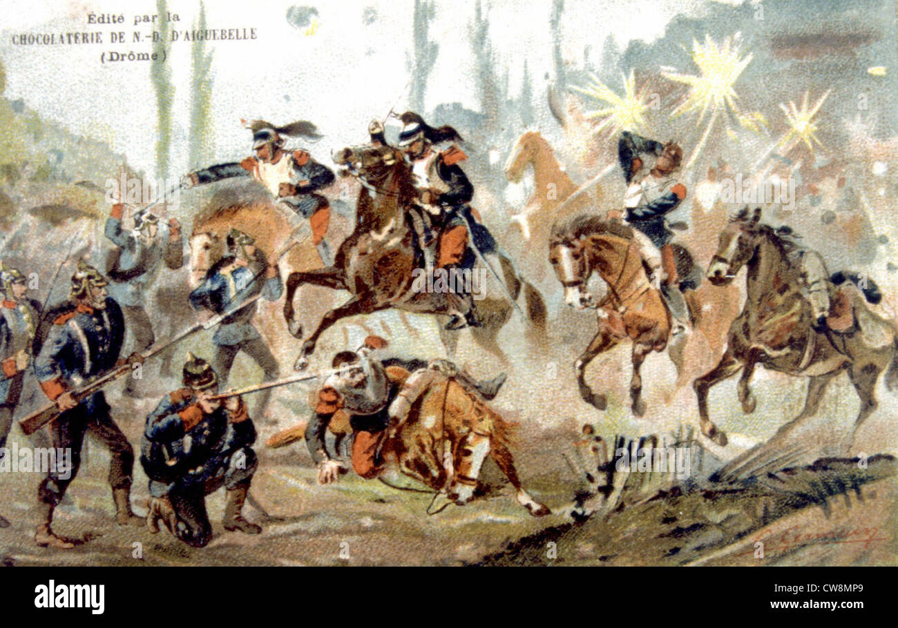 The war of 1870, advertisement Stock Photo - Alamy