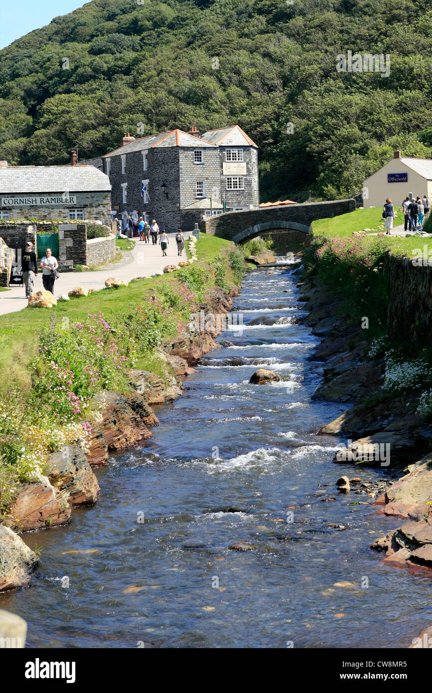 Cornwall boscastle river hi-res stock photography and images - Alamy