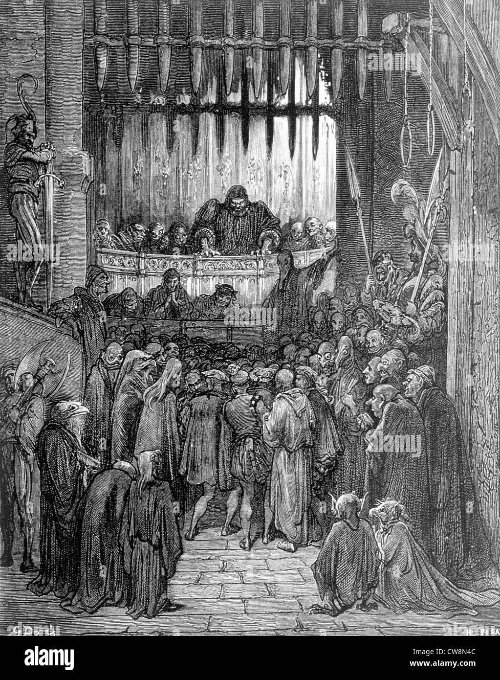 Rabelais, illustration by Gustave Doré Stock Photo - Alamy