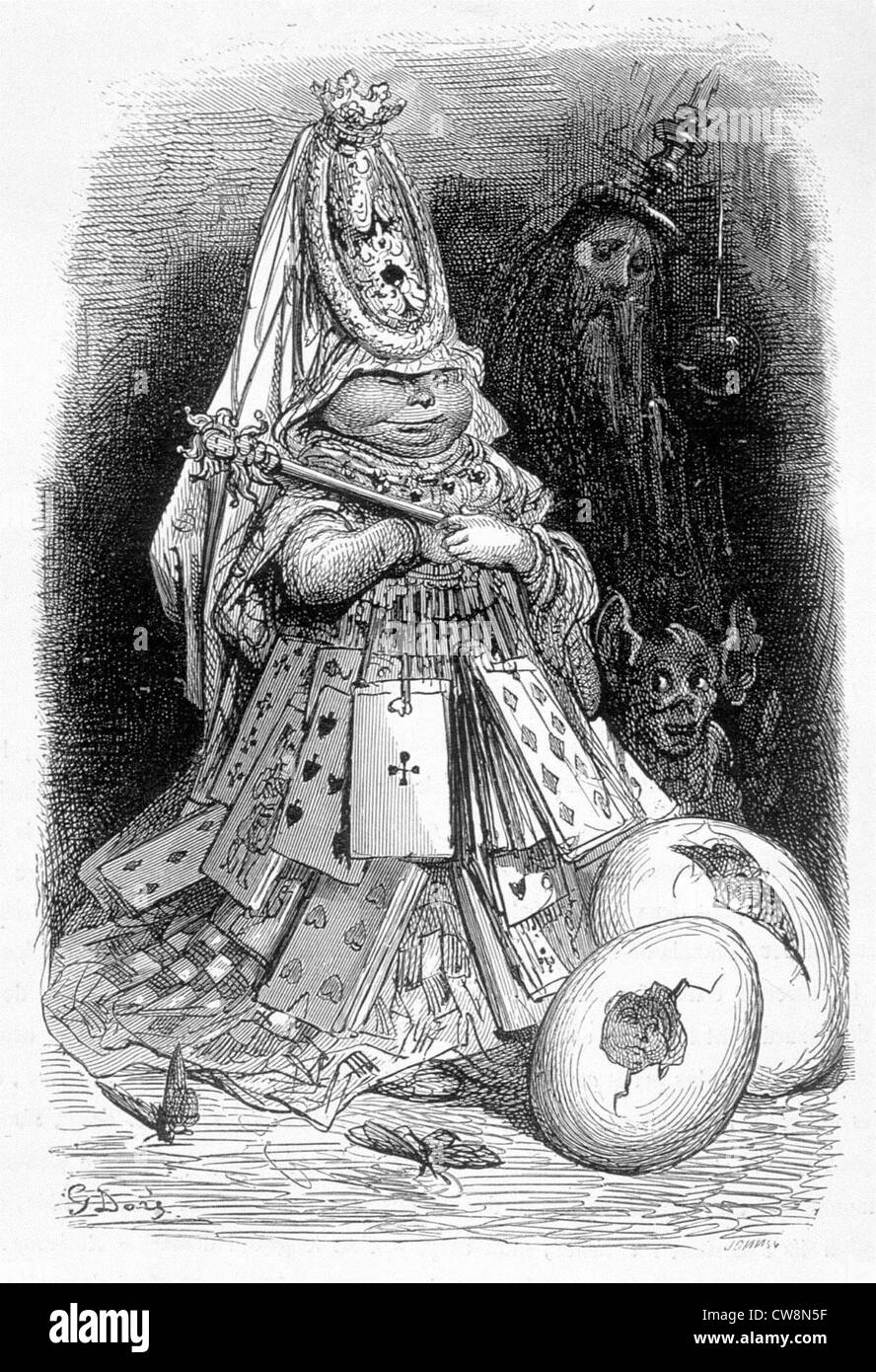 Rabelais, illustration by Gustave Doré Stock Photo - Alamy