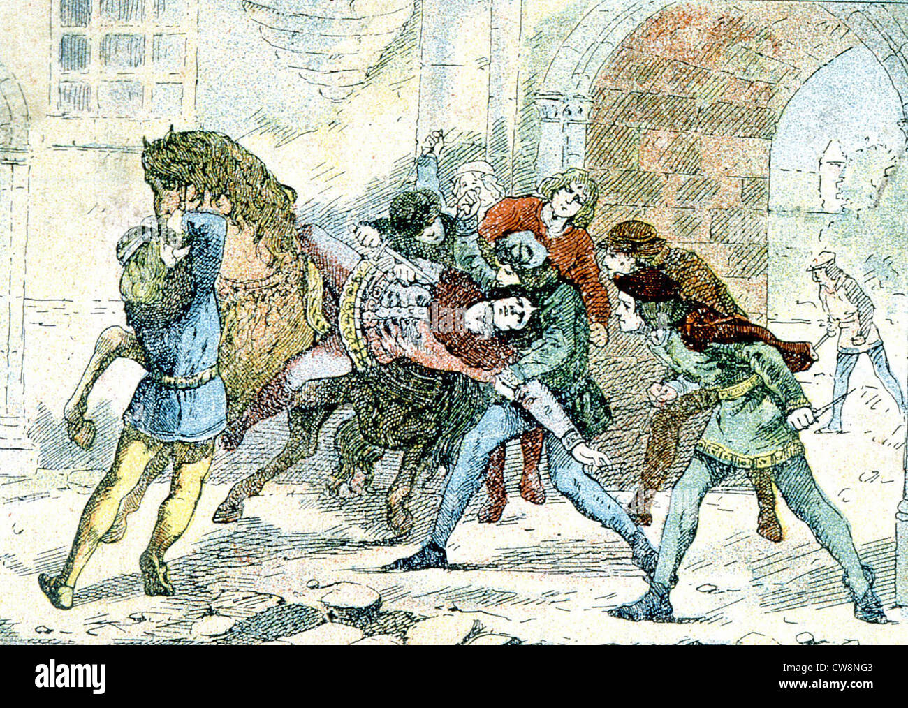 Duke Louis of Orléans, illustrations Stock Photo - Alamy